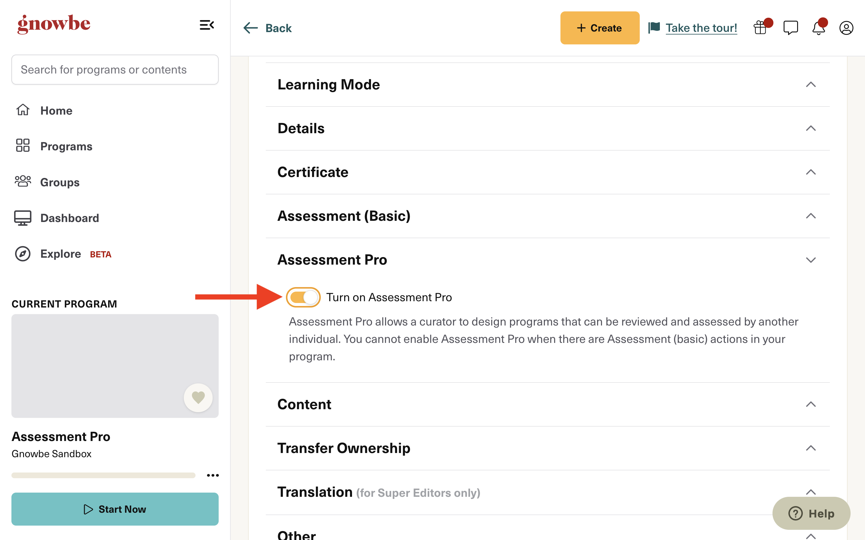 How to set up Assessment Pro – Gnowbe Help Center