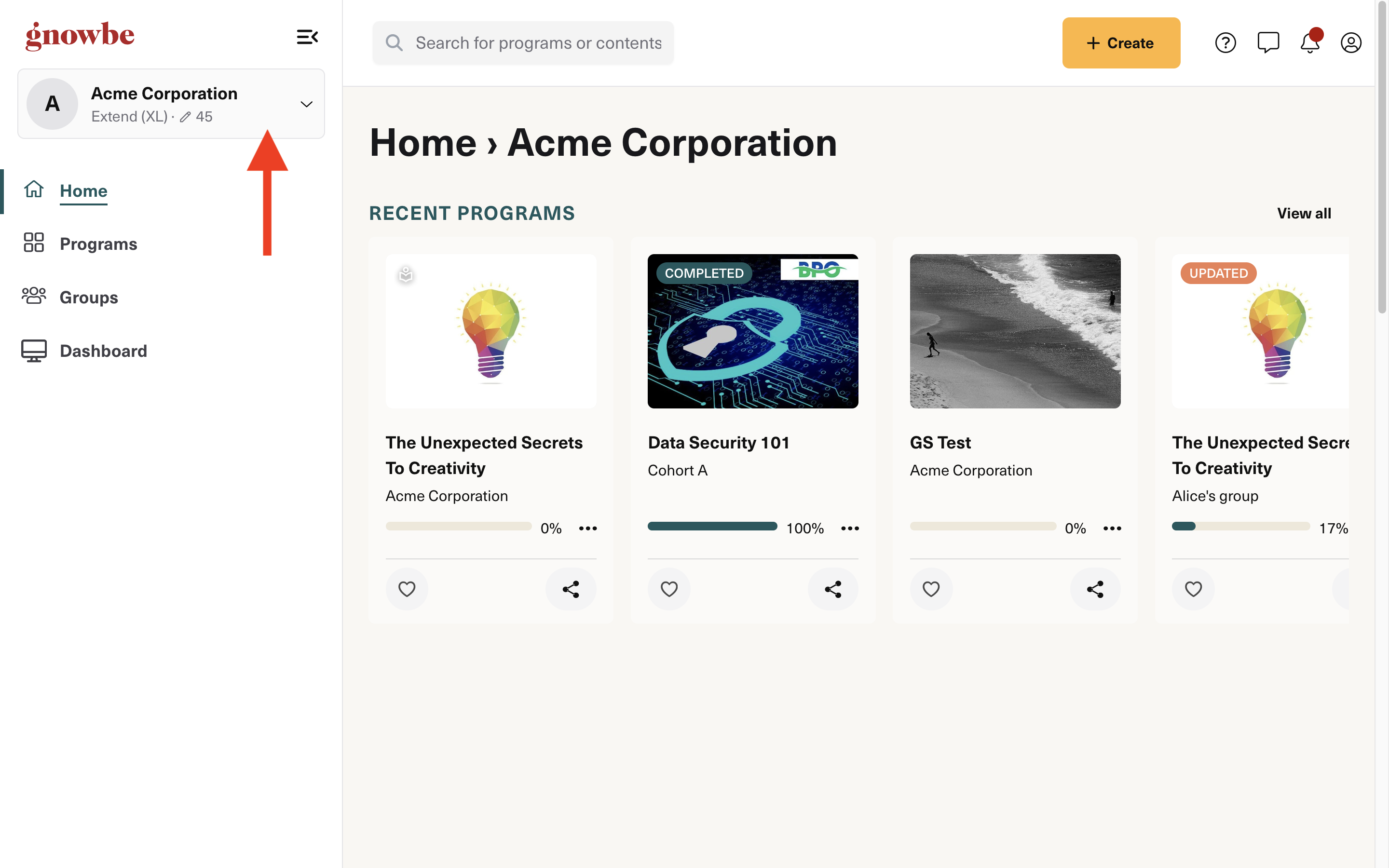 Where can I find my programs? – Gnowbe Help Center
