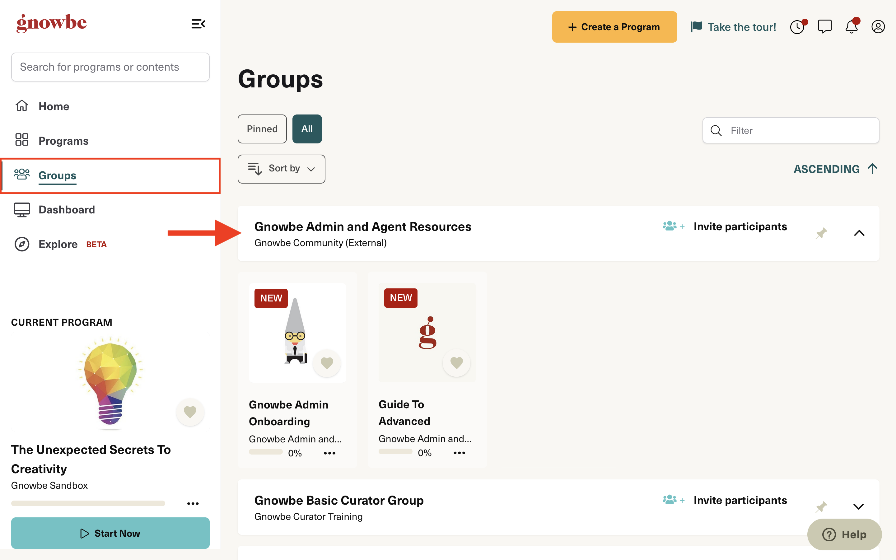 How can I get trained on using Gnowbe - curating content and using the ...
